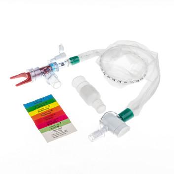 China 10Fr Closed Suction Catheter System with 72H Automatic Flushing for Endotracheal and Tracheostomy Tubes for sale