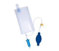 China CE Certified Polyurethane Pressure Infusor Bag 500ml White Medical Fluid Delivery Device for sale