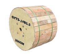 China Single Mode Optical Fiber Cable GYTS-24B1.3 Outdoor 24 Core G652D For Communication for sale