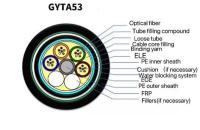 China Telecom Comunication Direct Burial Fiber Optic Cable Gyta53 Outdoor Armored 4 - 144  Core for sale