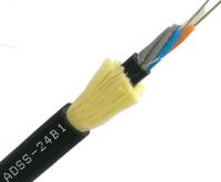 China G652D ADSS Fiber Cable All Dielectric Self Supporting Optical Aerial 24 Core Fiber Cable for sale