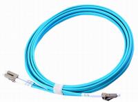 China lc lc patch cord OM3 / OM4 3Meter 10 Gigabit Multimode Duplex PVC LSZH for sale