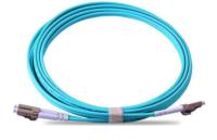 China lc lc patch cord OM3 / OM4 3Meter 10 Gigabit Multimode Duplex PVC LSZH for sale