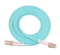 China lc lc patch cord OM3 / OM4 3Meter 10 Gigabit Multimode Duplex PVC LSZH for sale