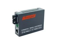 China HTB-GS-03 Optical Fiber Transceiver 10/100/1000M 20KM 1310nm Single Mode Double Fibers for sale
