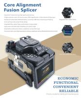 China FST-83A Optical Fiber Fusion Machine 6 Motor Splicing Time 6 To 12S Length 20mm To 60mm for sale