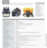 China FST-83A Optical Fiber Fusion Machine 6 Motor Splicing Time 6 To 12S Length 20mm To 60mm for sale