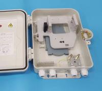 China Wall Mount ABS Outdoor Fiber Termination Box 16 Port ODB ODP For FTTH for sale