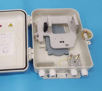 China Wall Mount ABS Outdoor Fiber Termination Box 16 Port ODB ODP For FTTH for sale