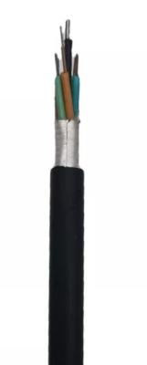 China GYTS SM Armoured 48 Core Fiber Optic Cable Outdoor  9/125u For Telecom Comunication for sale