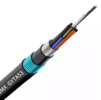 China Direct Burial Fiber Optic Cable GYTA Armoured Single Mode 144 Core Double Sheath for sale