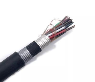 China Direct Burial Fiber Optic Cable GYTA Armoured Single Mode 144 Core Double Sheath for sale