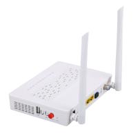 China TX 1310nm RX 1490nm FTTH ONU ONT 3FE 1GE WIFI POTS CATV 2T2R Mode 5DBI Gain Frequency 2.4G for sale