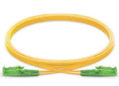 China APC E2000 Fiber Optic Patch Cord SIMPLEX DUPLEX LSZH Jacket for sale
