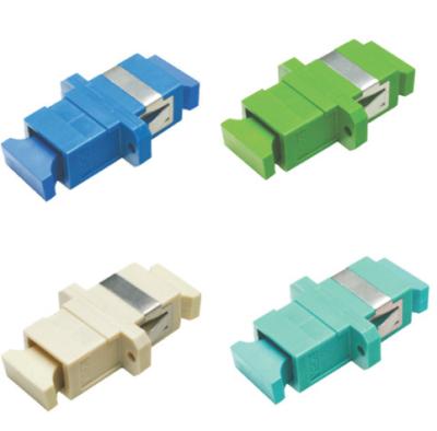 China Inse<0.2 dB SC Simplex Adapter Duplex multMode ,Flange or No Flange Coupling ,Local Area Network CATV System application for sale