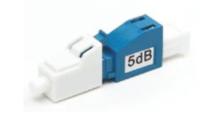 China Fiber Optic Fiber  LC Single Mode 5dB  Attenuator Local Area Networks application Wavelength 1260 to 1620nm for sale