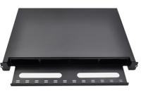 China MPO LC Fiber Optic Patch Panel , Optical Fiber Distribution Panel 1U IEC for sale
