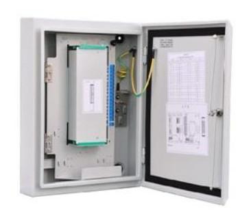 China Fiber Distribution Box Wall-Mounted Installation Suitable For FC, SC, ST Adapter for sale