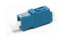China fiber optic  LC Single Mode 10dB  Attenuator Local Area Networks application Wavelength 1260 to 1620nm  blue color for sale