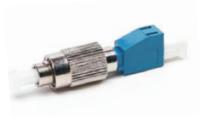 China fiber optic  FC to LC Single Mode 5dB  Attenuator  Networks application Wavelength 1260 to 1620nm Blue color for sale