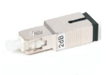 China fiber optic  SC Single Mode 2dB  Attenuator  Networks application Wavelength 1260 to 1620nm for sale