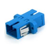 China low insertion loss SC fiber optic adapters flange Ceramic and phosphor bronze sleeve material Networks application for sale