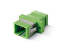 China low insertion loss SC fiber optic adapters flange Ceramic and phosphor bronze sleeve material Networks application for sale