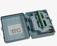China 48F Ftth Fiber Optic Terminal Box Removable Door Enclosed Structure for sale