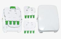 China 8 Fibers Fiber Optic Distribution Box Wet Proof Fiber Optic Splitter Box For FTTH for sale