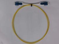 China Duplex Fiber Optic Patch Cord LC LC SM G657A1 with Uniboot round cable for sale