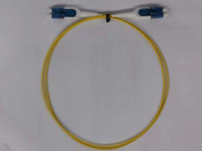China Duplex Fiber Optic Patch Cord LC LC SM G657A1 with Uniboot round cable for sale