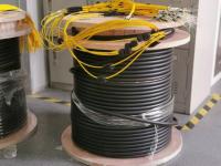 China 3mm Lose Tube Armored Fiber Patch Cable , LC Patch Cord M12 Waterproof Connector for sale