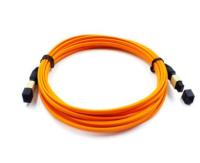 China Multimode Fiber Optic MPO 0.9mm MPO To LC Cable With 55dB Return Loss for sale