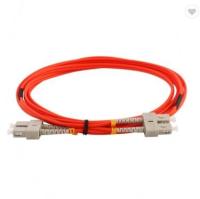 China Multimode Duplex Fiber Optic Patch Cord , UPC SC To SC Patch Cord for sale