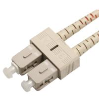 China Multimode Duplex Fiber Optic Patch Cord , UPC SC To SC Patch Cord for sale
