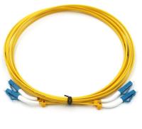 China 9/125um Fiber Optic Patch Cord , 1M Lc Lc Single Mode Fiber Cable for sale