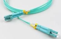 China 2.0mm Multimode Fiber Patch Cord , LC LC Om3 Patch Cord Aqua for sale