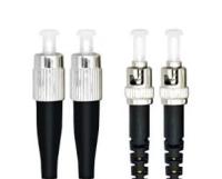 China FC Fiber Optic Patch Cord , FC To ST Fiber Optic Jumper Dia 0.9mm for sale