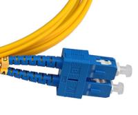 China SC SC 3mm Fiber Optic Patch Cord  2 Core Communication Application for sale