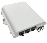 China 8 Cores Fiber Optic Distribution Box Anti Aging 1x8 PLC Splice Closure for sale