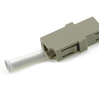 China LC simplex Fiber Optic Adapters  , Fiber Network Adapter Beige Color for sale