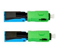 China SGS Sc Apc Fast Connector , 50dB Quick Connect Fiber Optic Connectors for sale