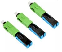 China SGS Sc Apc Fast Connector , 50dB Quick Connect Fiber Optic Connectors for sale