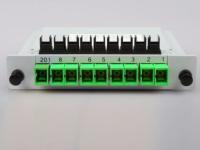 China TV System 1 8 Plc Splitter , SC APC Splitter ABS Material for sale