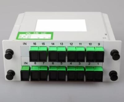China 1650nm Fiber Optic Splitter , PLC Splitter 1x16 small size for sale