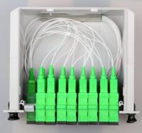 China 1650nm Fiber Optic Splitter , PLC Splitter 1x16 small size for sale