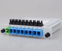China Singlemode 1x8 SC Apc Optical Splitter for FTTx Passive Networks for sale