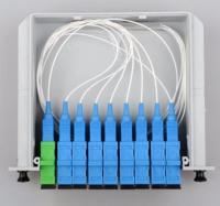 China Singlemode 1x8 SC Apc Optical Splitter for FTTx Passive Networks for sale