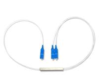 China 1x2 Fiber Optic Plc Splitter Insertion Loss 3.6 DB 1.5M length for sale