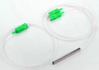 China FBT Fiber Optic Splitter , Steel Tube 2 Way Optical Splitter SC APC for sale